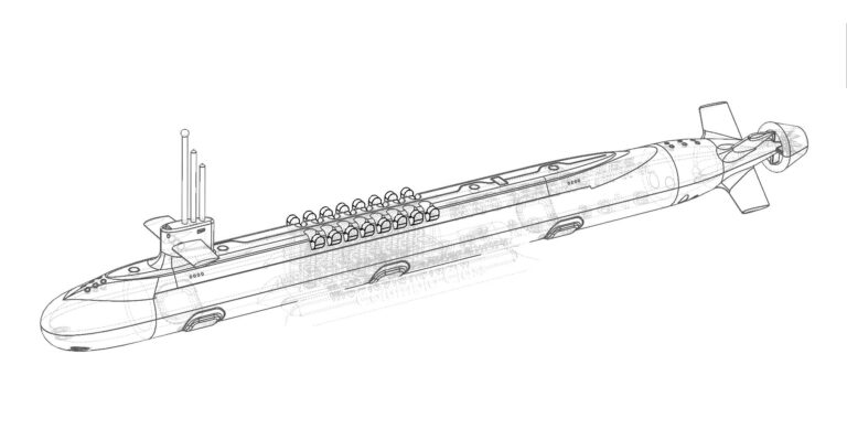 Columbia Class Submarine Model. – EnDTaS
