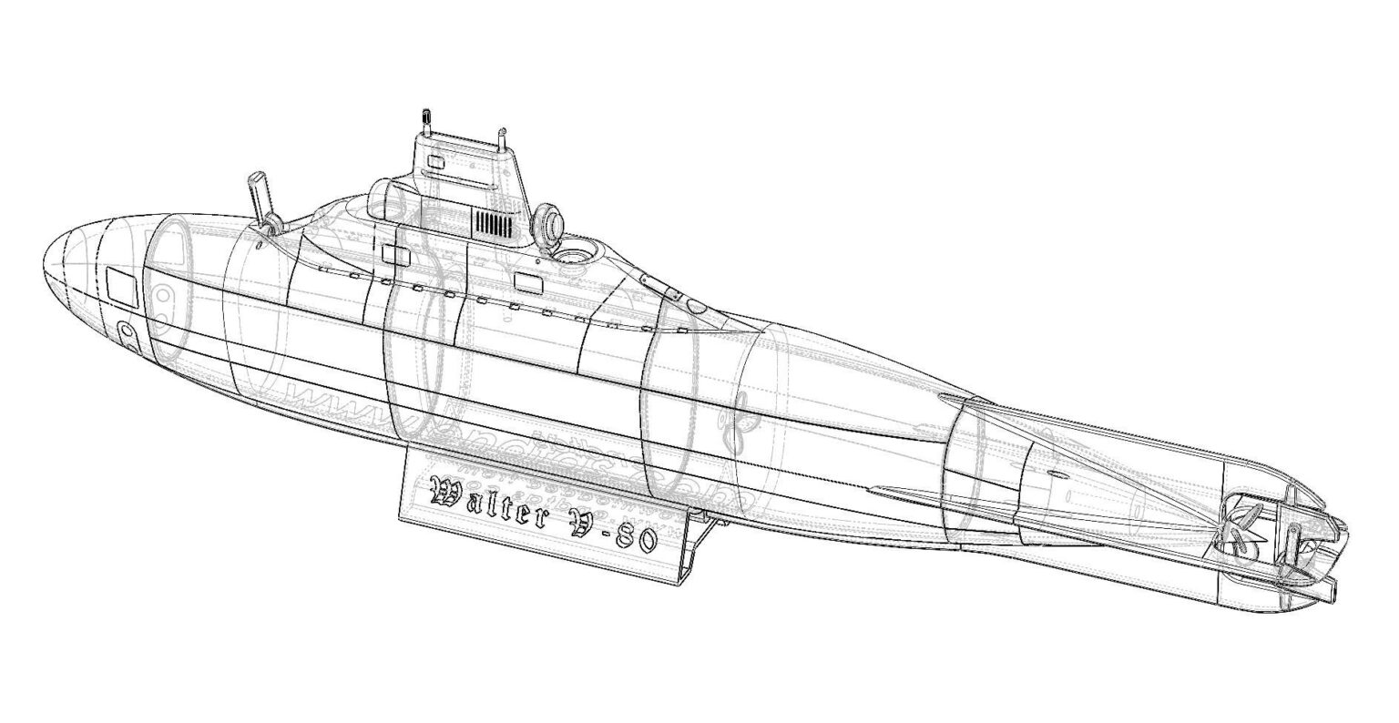 Walter V-80 Experimental Submarine – EnDTaS